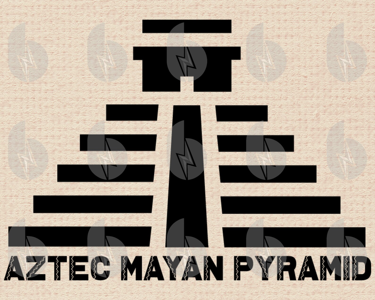 Mayan Pyramid Aztec Svg files for Cricut Silhouette Laser Cut | Etsy