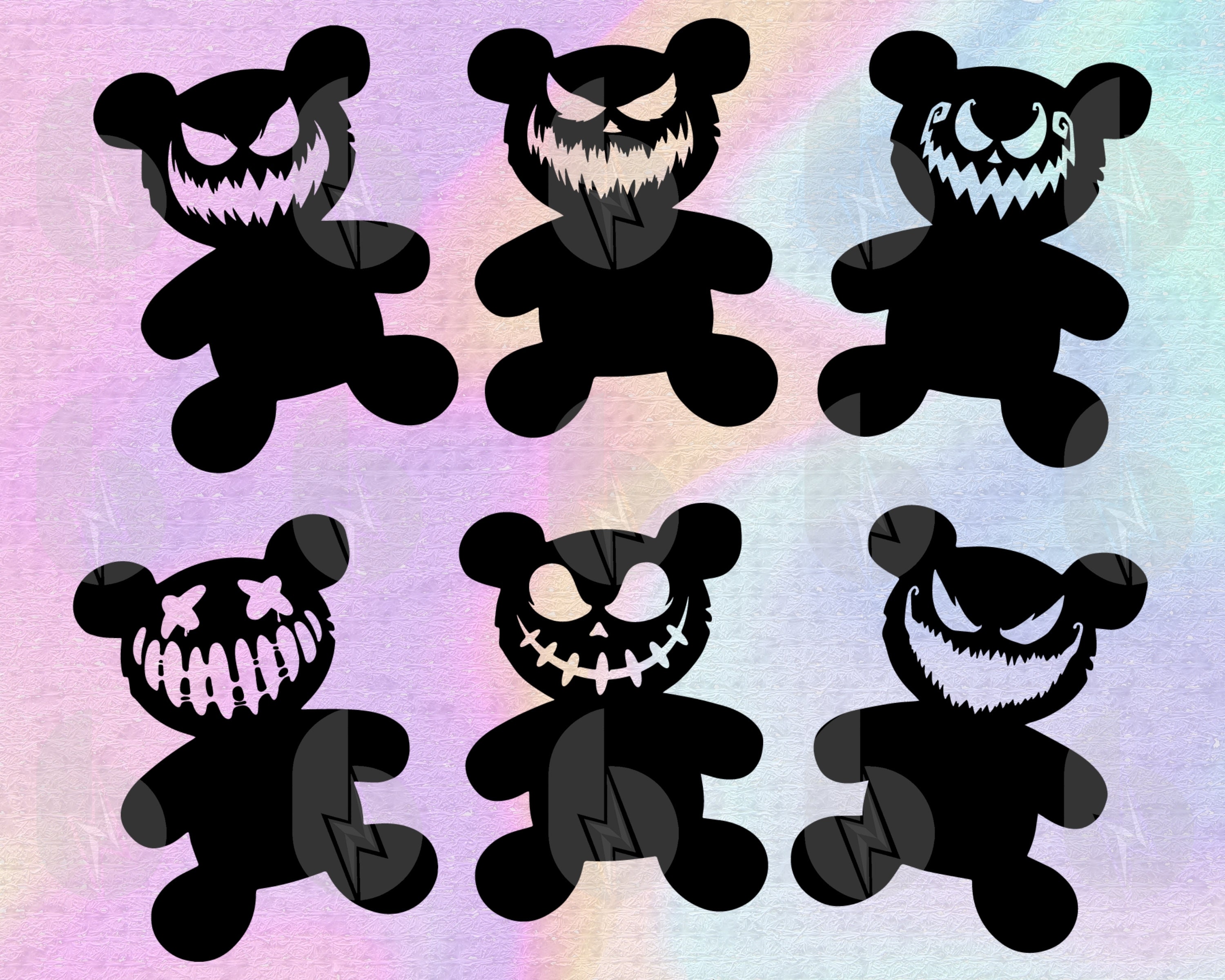 Scary teddy bear drawing with middle finger - polfscoop