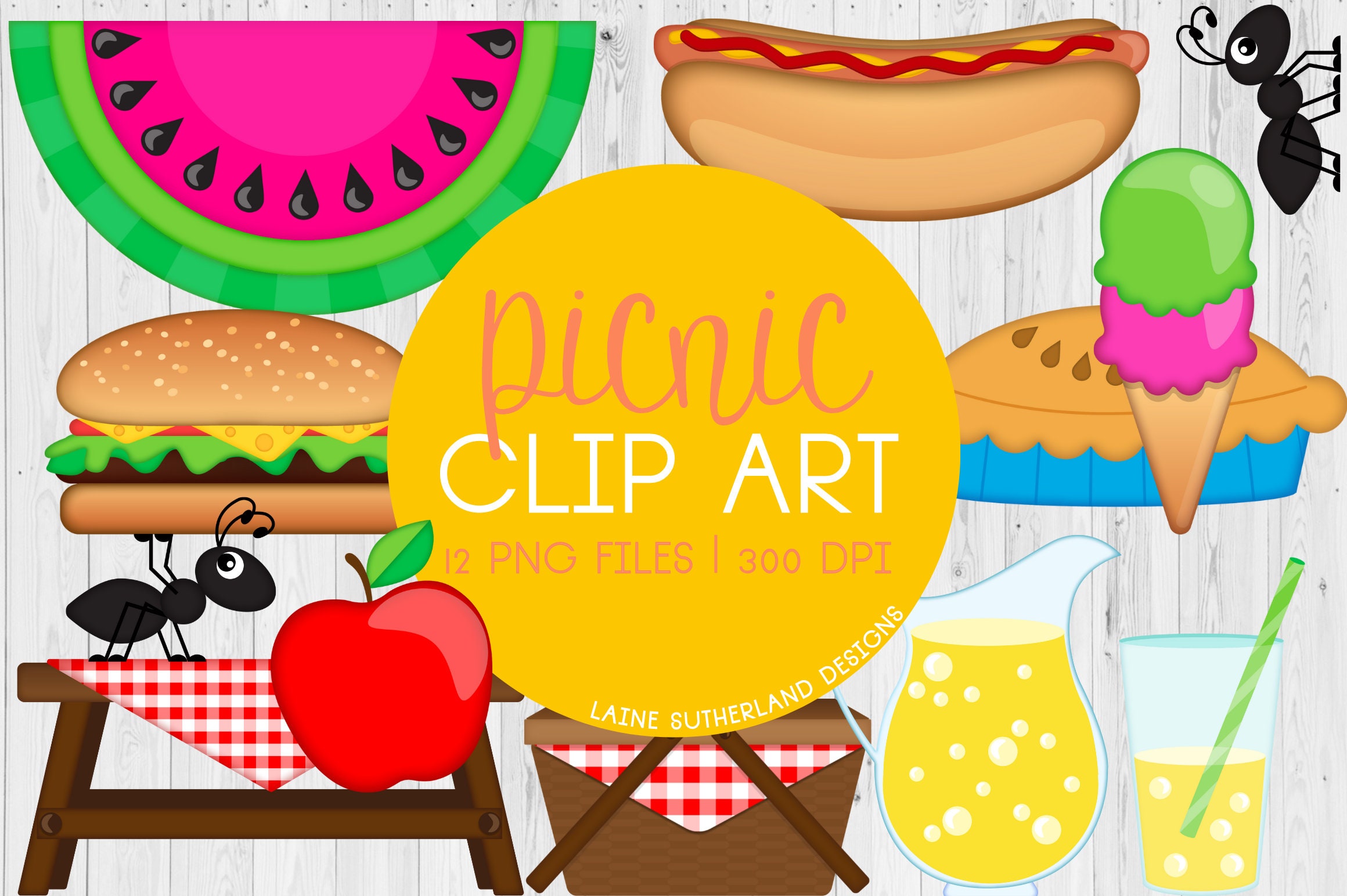Picnic Food Clip Art