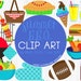 Summer BBQ Clip Art Set - Etsy Canada