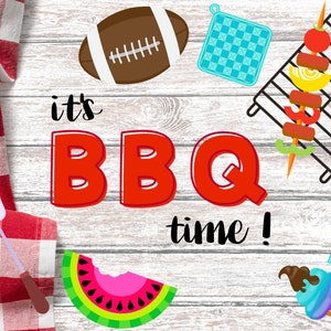Summer BBQ Clip Art Set - Etsy Canada