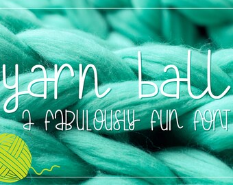 Yarn Font - Etsy