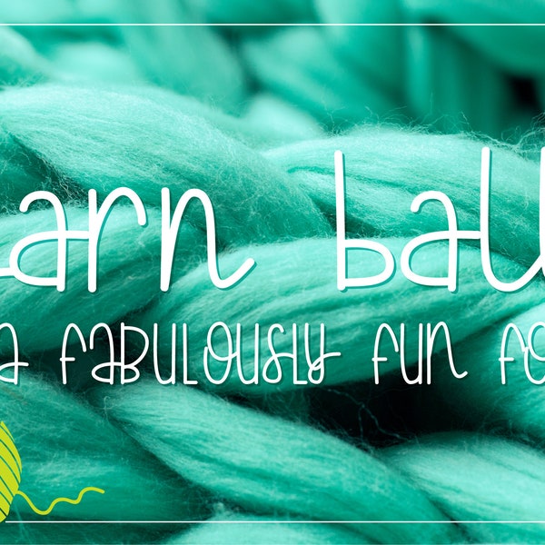 Yarn Font - Etsy