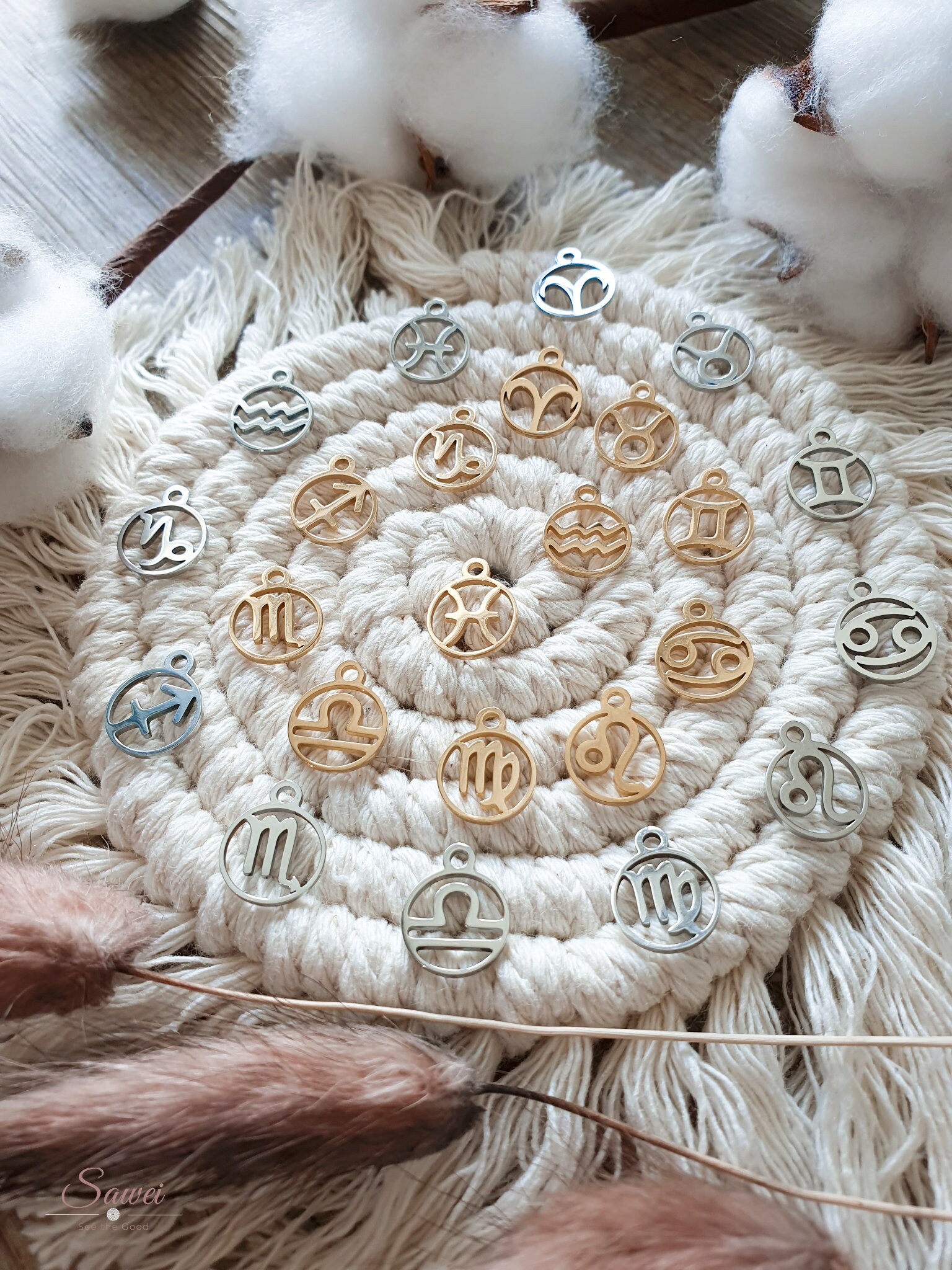 Cancer Pendant Zodiac Sign Bracelet Waterproof Jewelry Made - Etsy UK