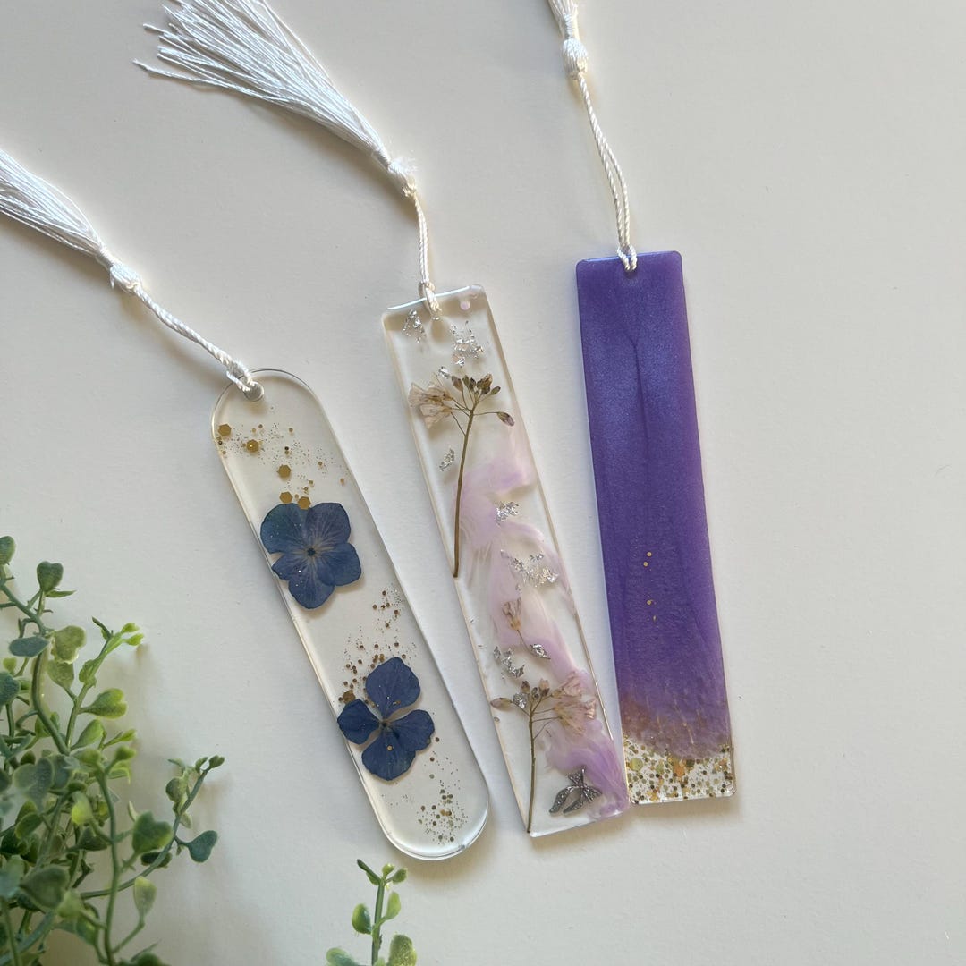 Epoxy Resin Bookmarks available Now and Only Sold Once - Etsy