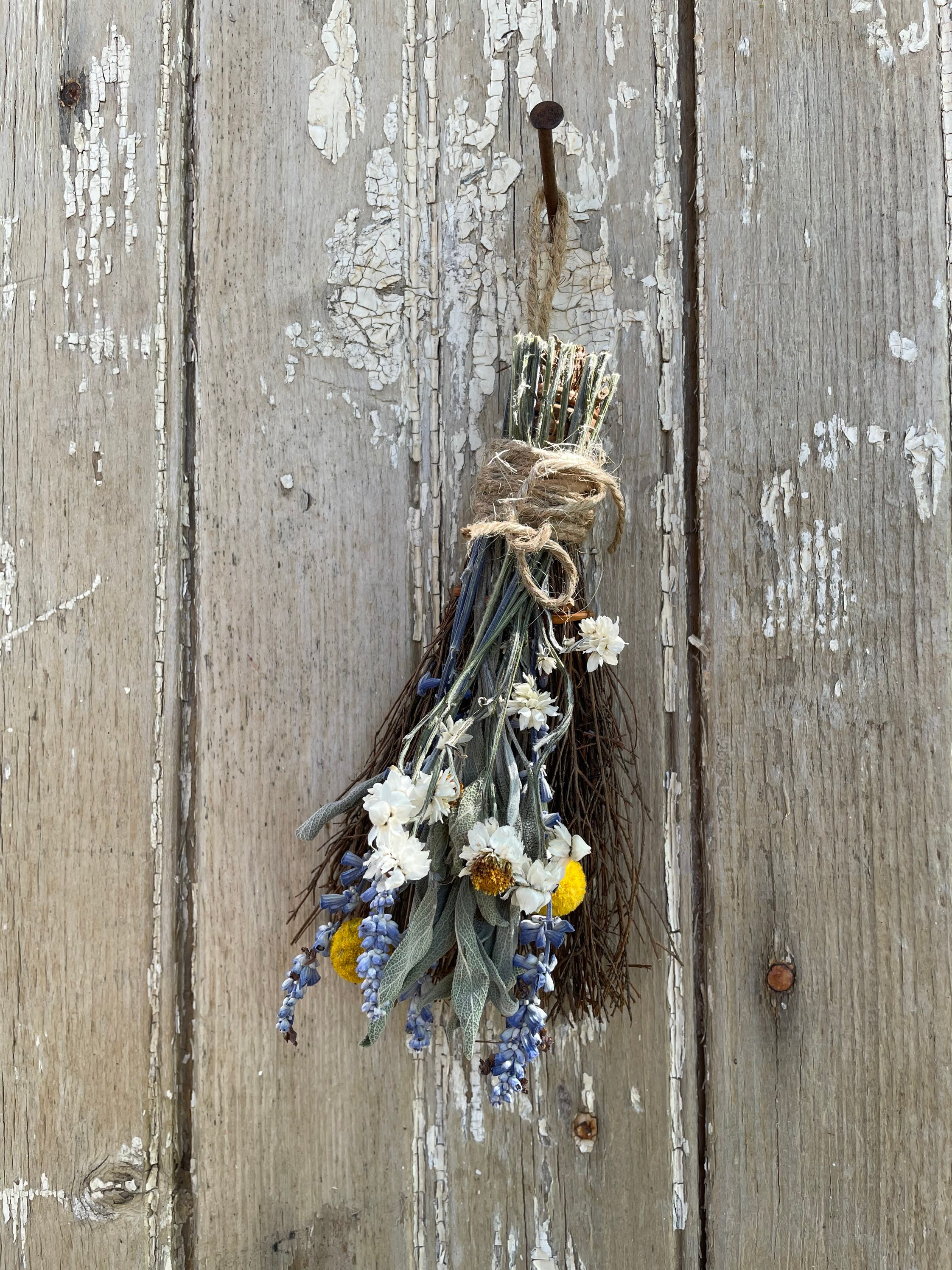 Handmade Dried Flower Broom Tiny Natural Beautiful - Etsy