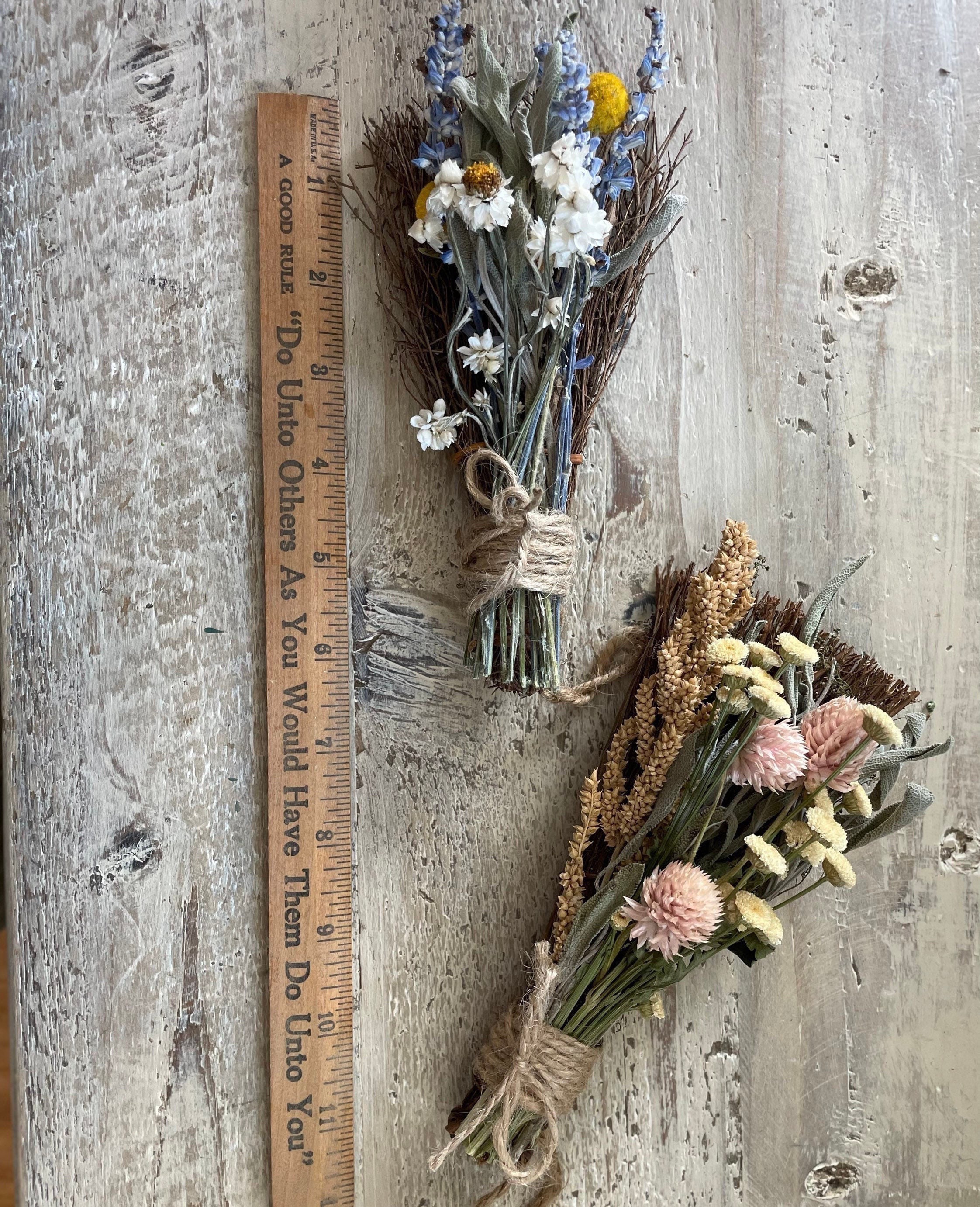 Handmade Dried Flower Broom Tiny Natural Beautiful - Etsy