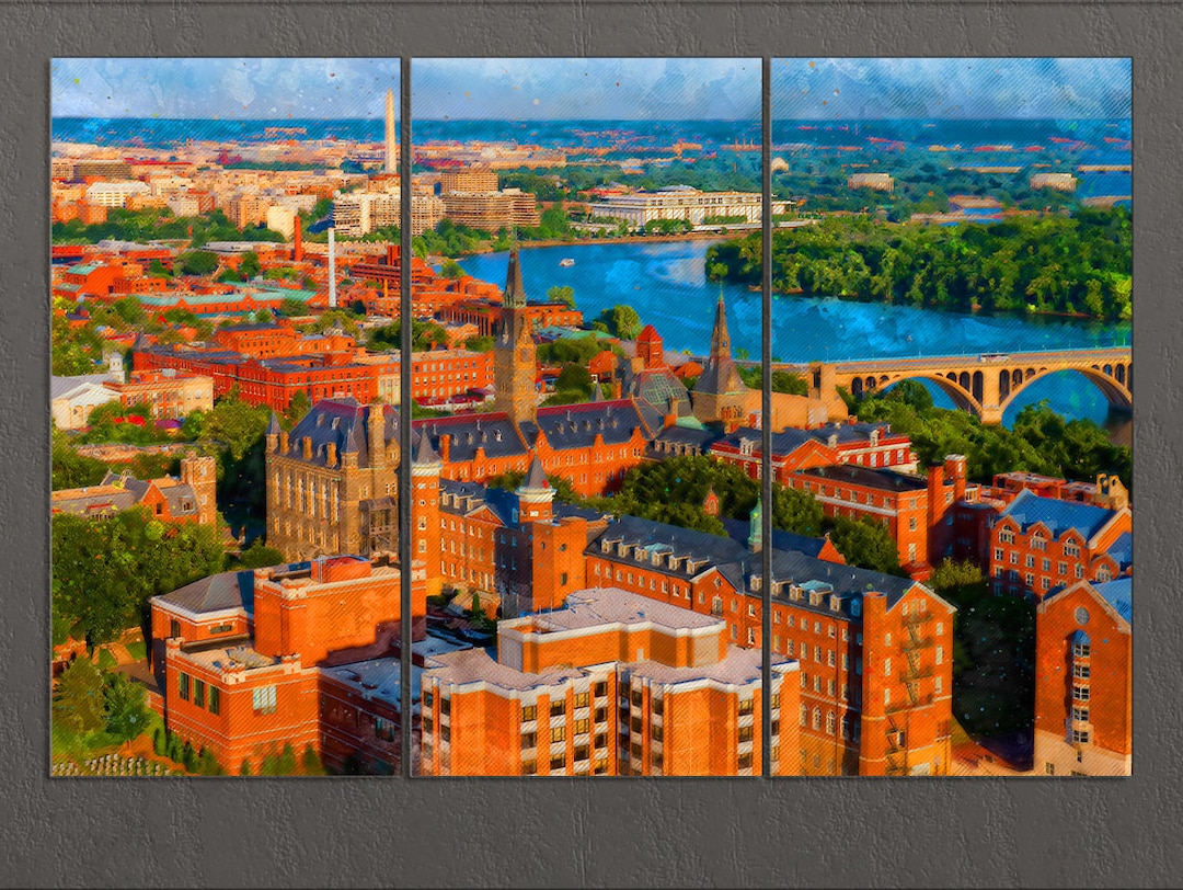 Georgetown Canvas Print, Georgetown Skyline, Georgetown Wall Art - Etsy