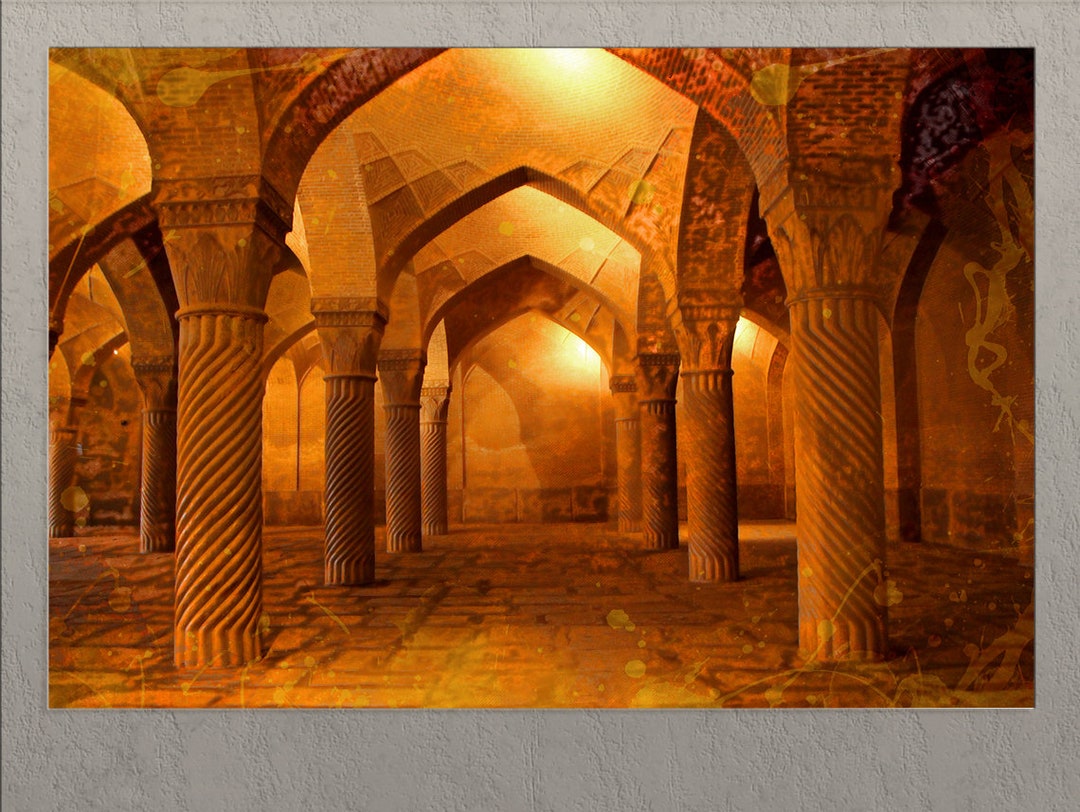 Iran Canvas Print, Tehran Wall Art, Iran Painting, Iran Print, Iran ...