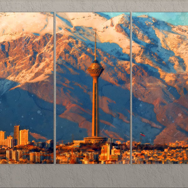 Iran Painting - Etsy