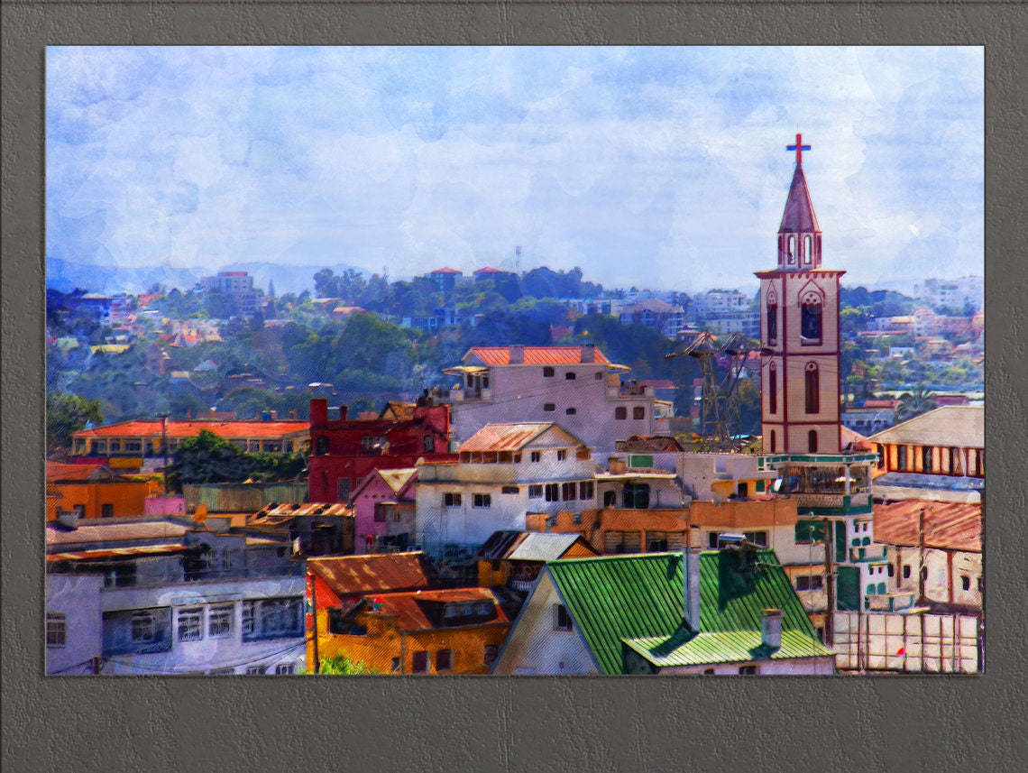 Madagascar Canvas Print Antananarivo Wall Art Antananarivo - Etsy UK
