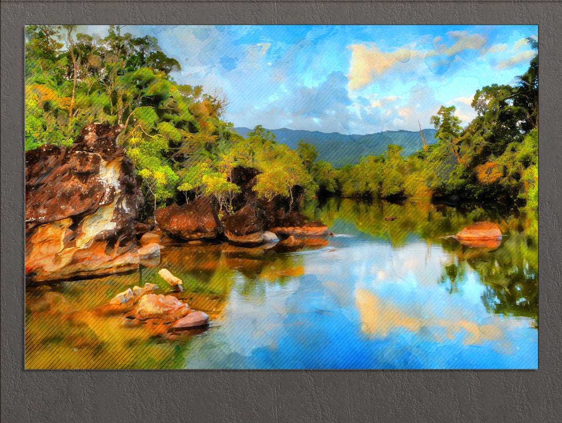 Madagascar Canvas Print, Madagascar Wall Art, Madagascar Painting ...