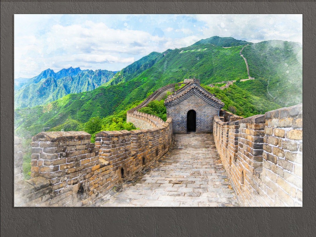 The Great Wall of China, Beijing Wall Art, Beijing Canvas Print, China ...