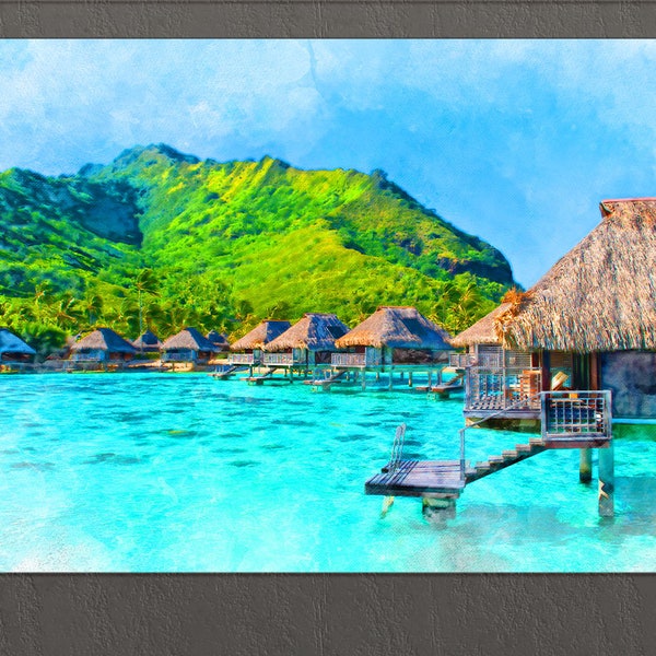 Bora Bora Art - Etsy