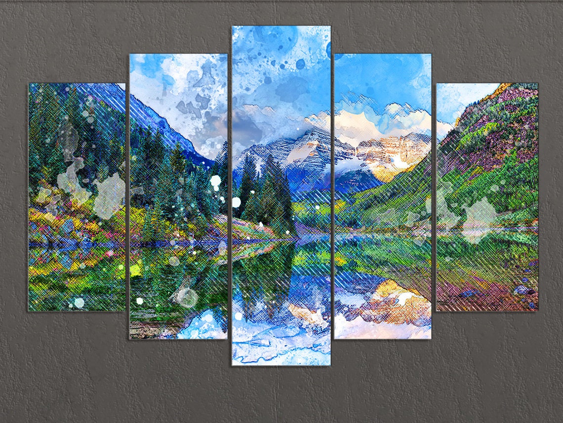 Colorado Springs Canvas Print Colorado Springs Wall Art Etsy