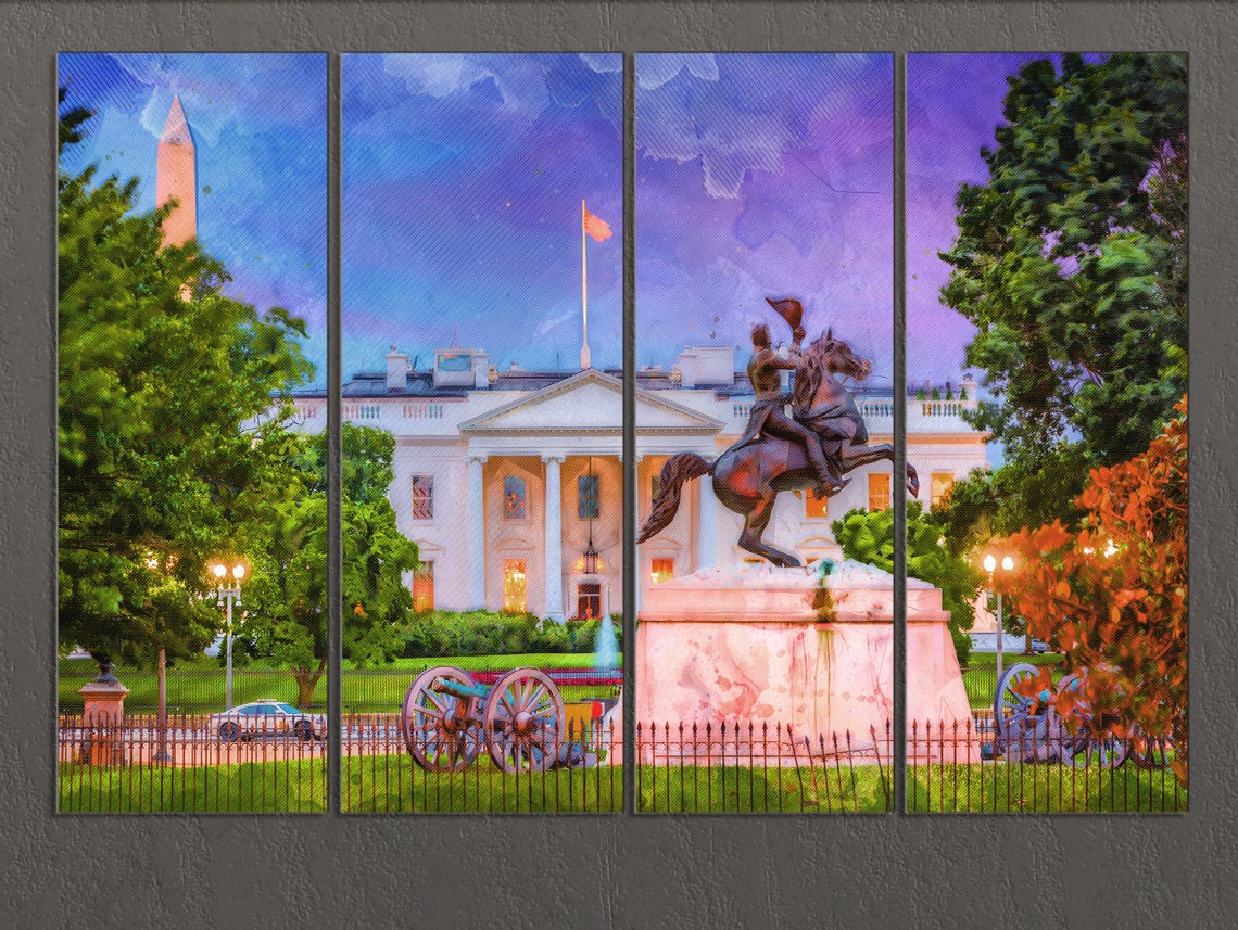 Washington Canvas Print Washington White House Washington - Etsy