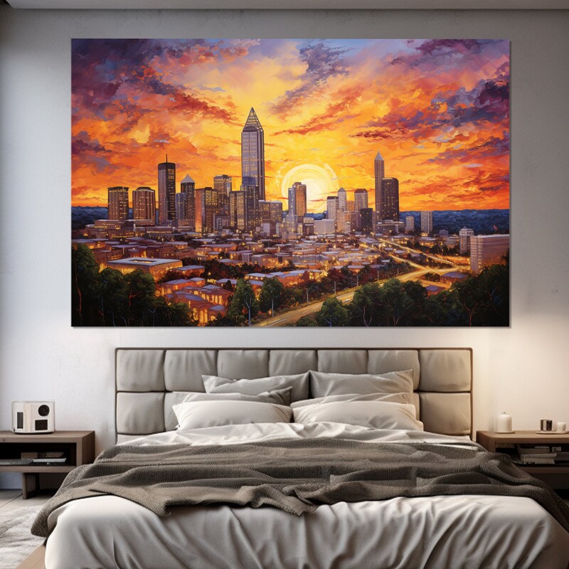 Atlanta Skyline - Etsy