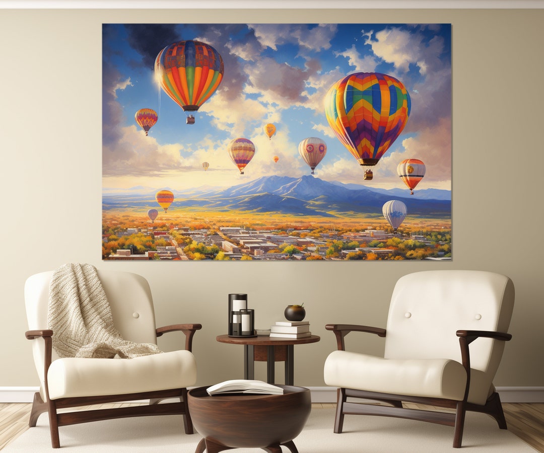Albuquerque Canvas Print, Albuquerque Balloons, Albuquerque Wall Art - Etsy