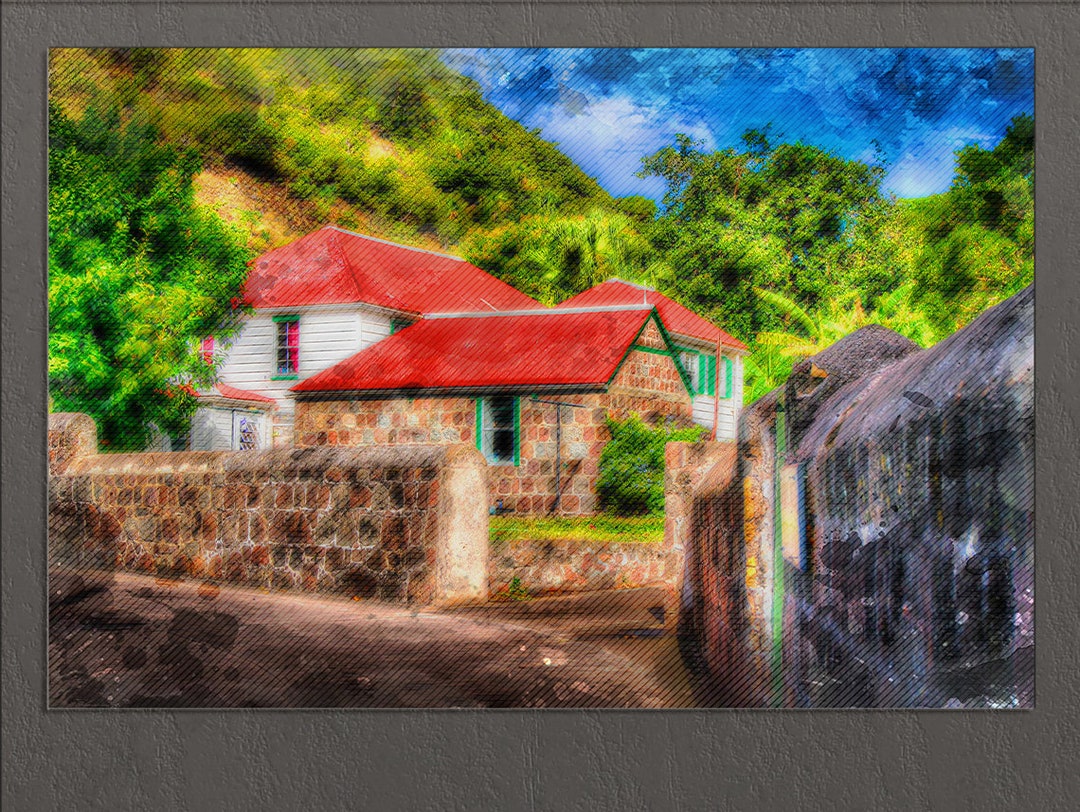 Saba Wall Art, the Bottom Canvas Print, Saba Painting, the Bottom Wall ...