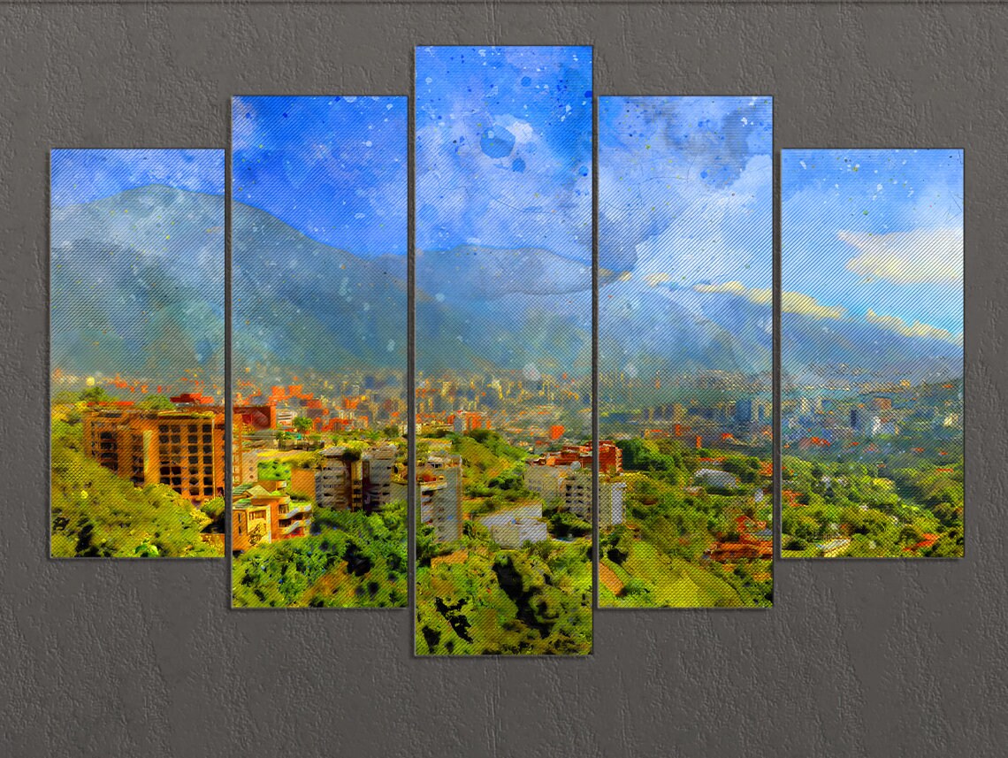 Caracas Canvas Print, Caracas Skyline, Caracas Wall Art, Venezuela - Etsy