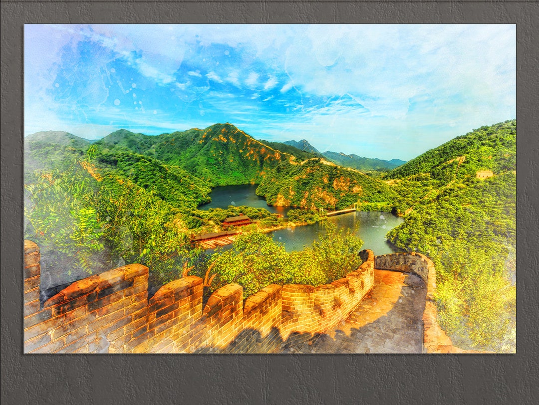 The Great Wall of China, China Wall Painting, Beijing Wall Art, Beijing ...