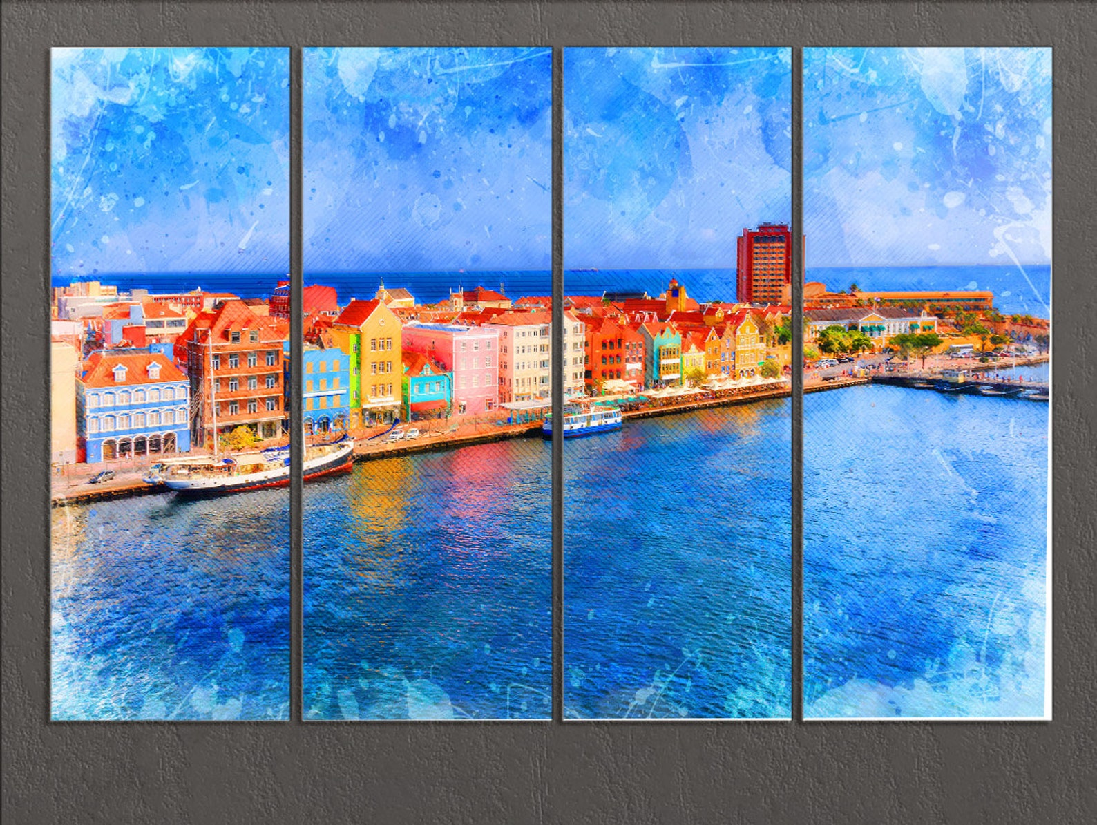 Curaçao Wall Art, Curaçao Canvas Print, Curaçao Wall Decor, Curaçao ...