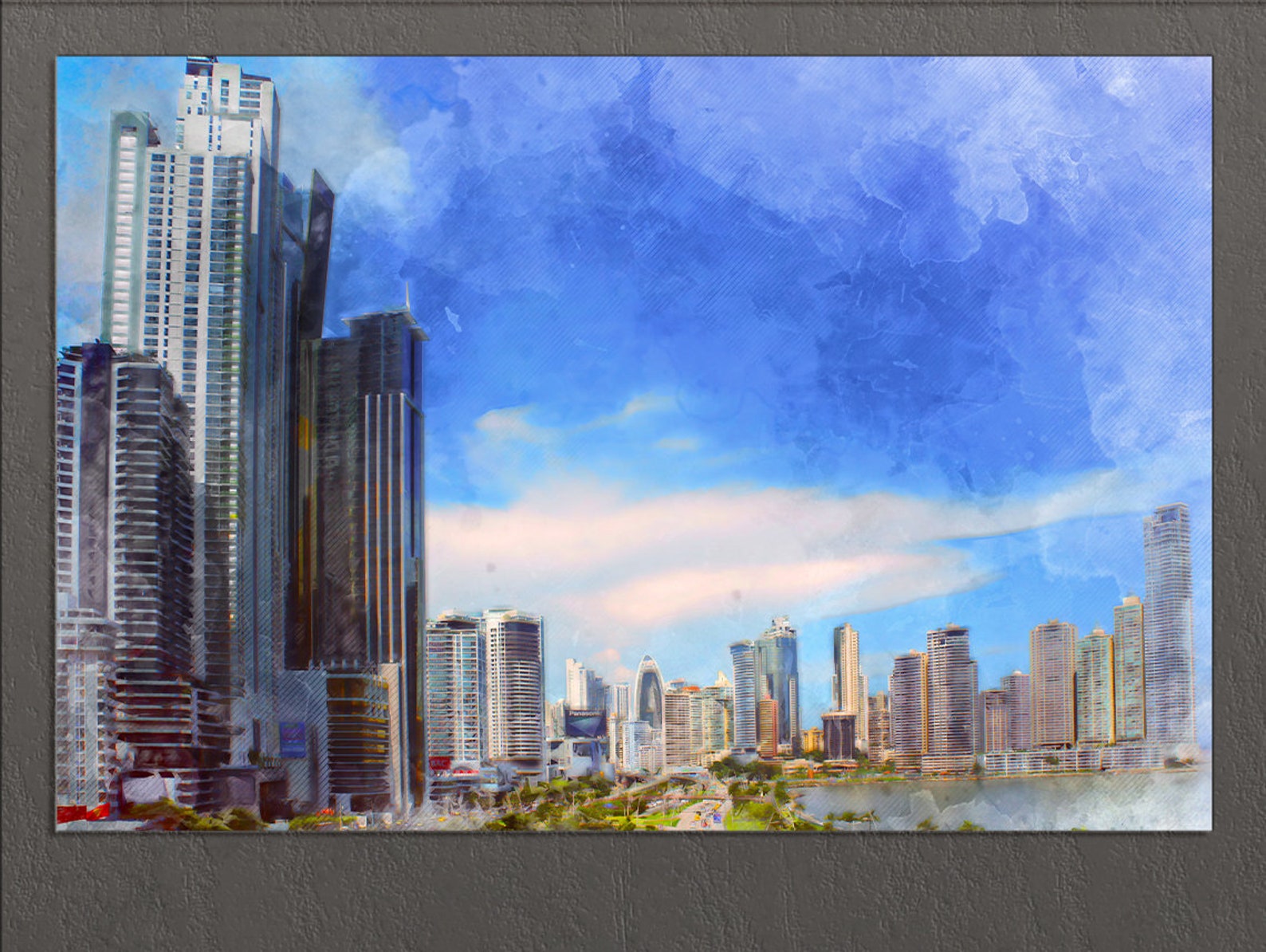 Panama City Canvas Print Panama Wall Art Panama City - Etsy