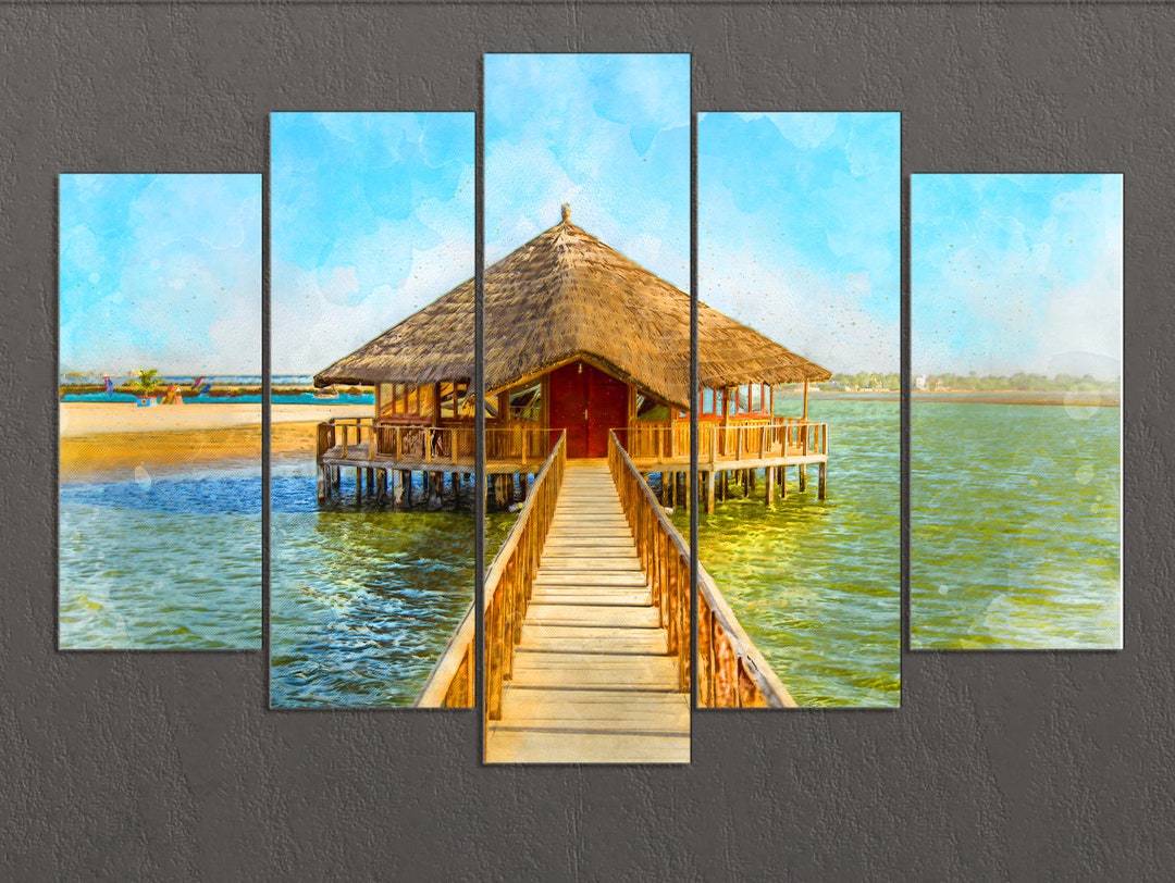 Senegal Canvas Print, Kaolack Painting, Senegal Wall Art, Kaolack ...