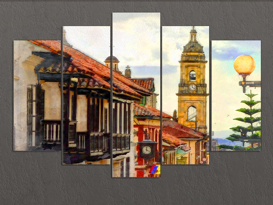 Bogota Canvas Print, Bogota Skyline, Bogota Wall Art, Colombia - Etsy