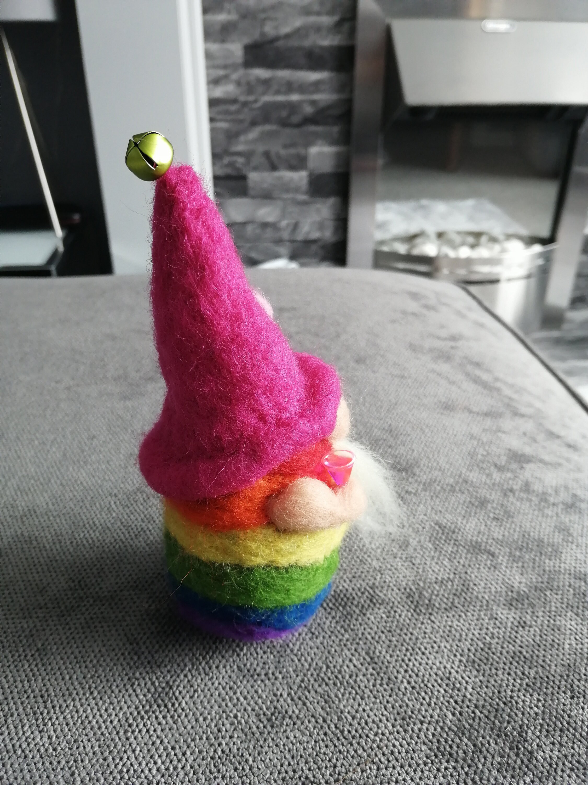 Needle felted Gay Pride Gonk Gnome Tomte | Etsy