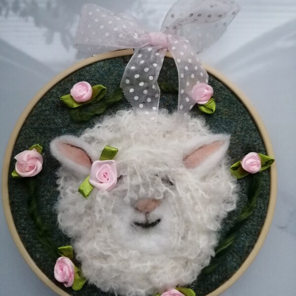 Needle Felted Lamb - Etsy