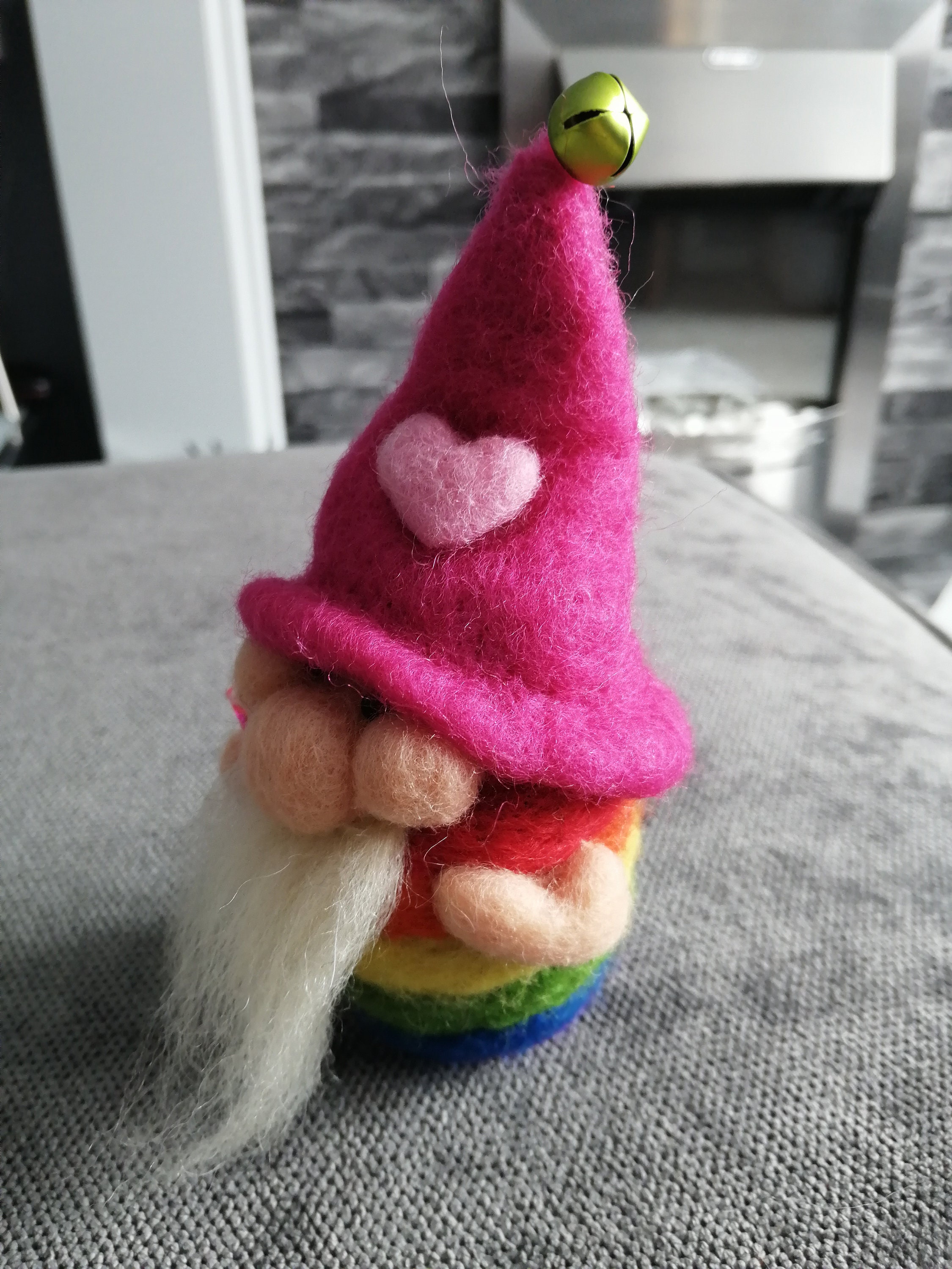 Needle felted Gay Pride Gonk Gnome Tomte | Etsy
