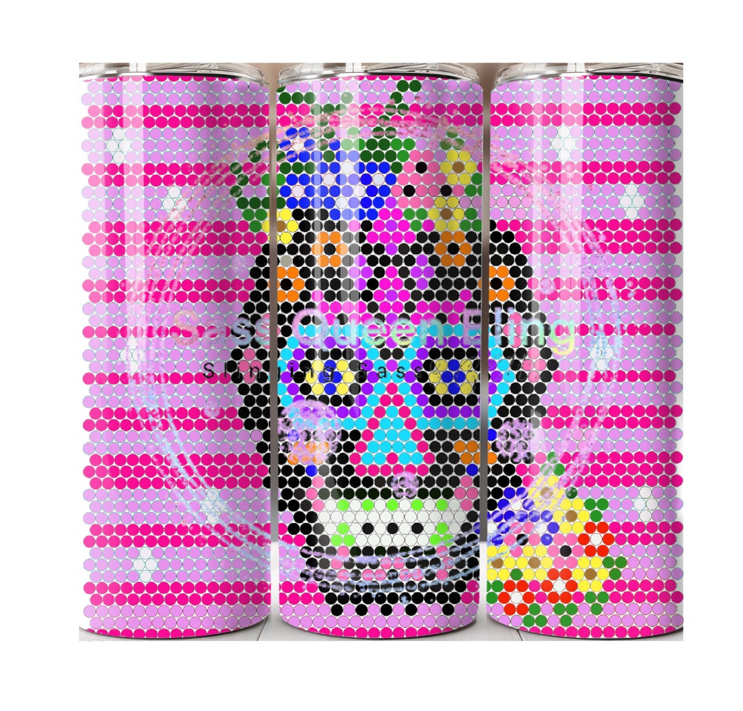 SS20 or 5mm Sugar Skull Rhinestone Template - Etsy