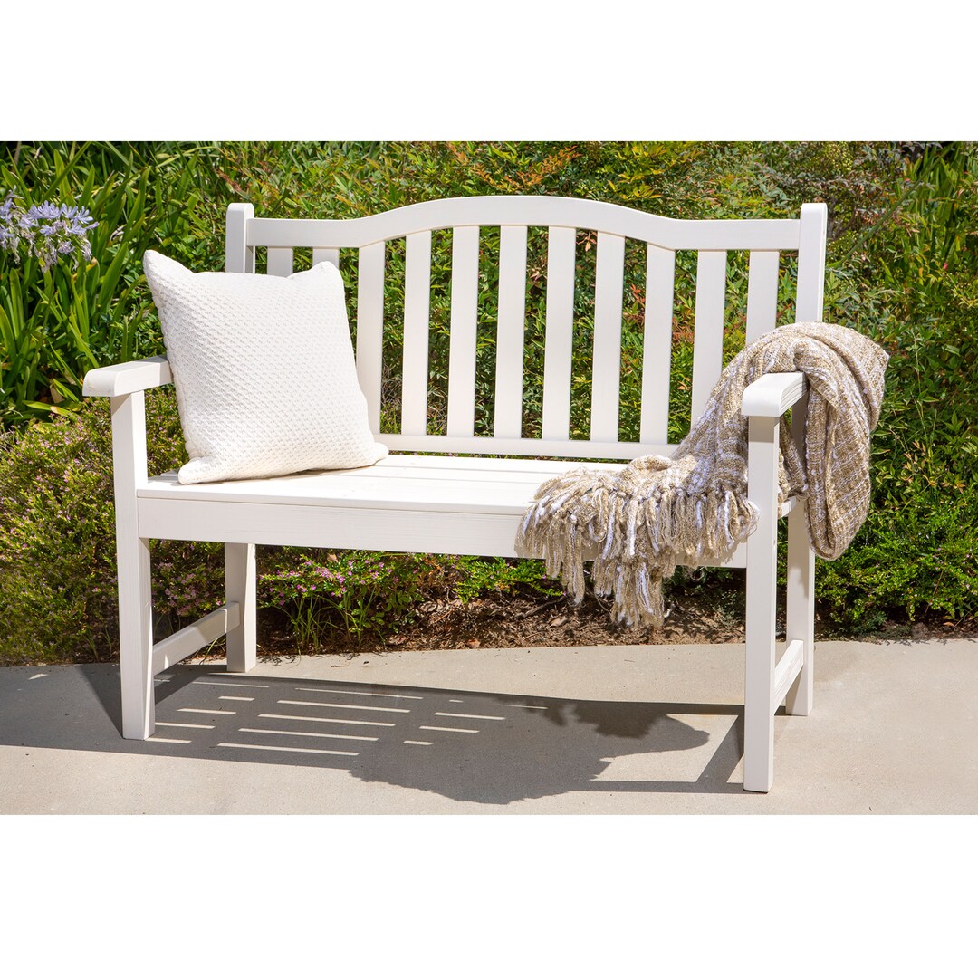45 Belfort II Garden Wood Bench With HYDRO-TEX Finish 4212 - Etsy