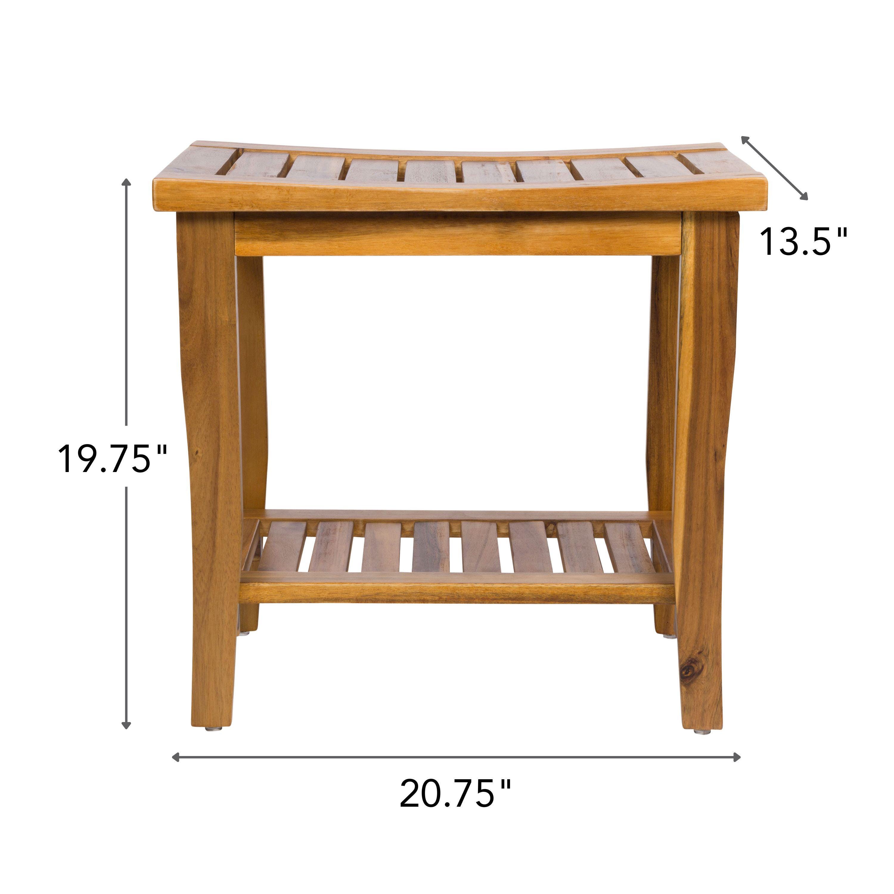 Acacia Shower Bench - Etsy