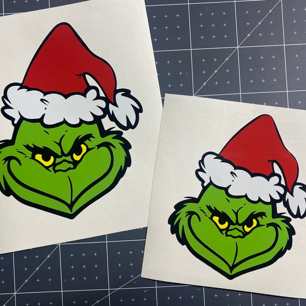 Grinch Decal - Etsy