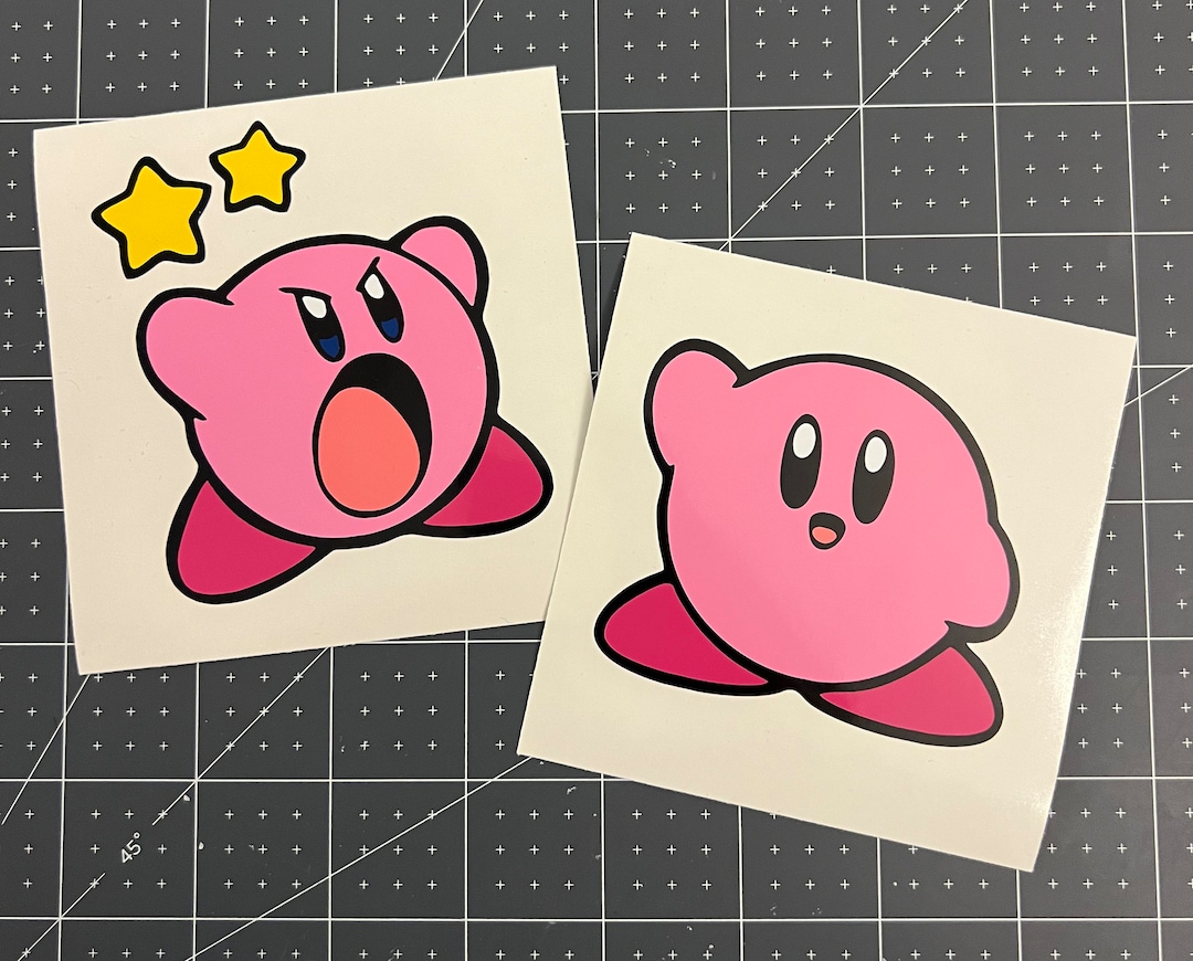 Kirby Permanent Vinyl Decals - Etsy