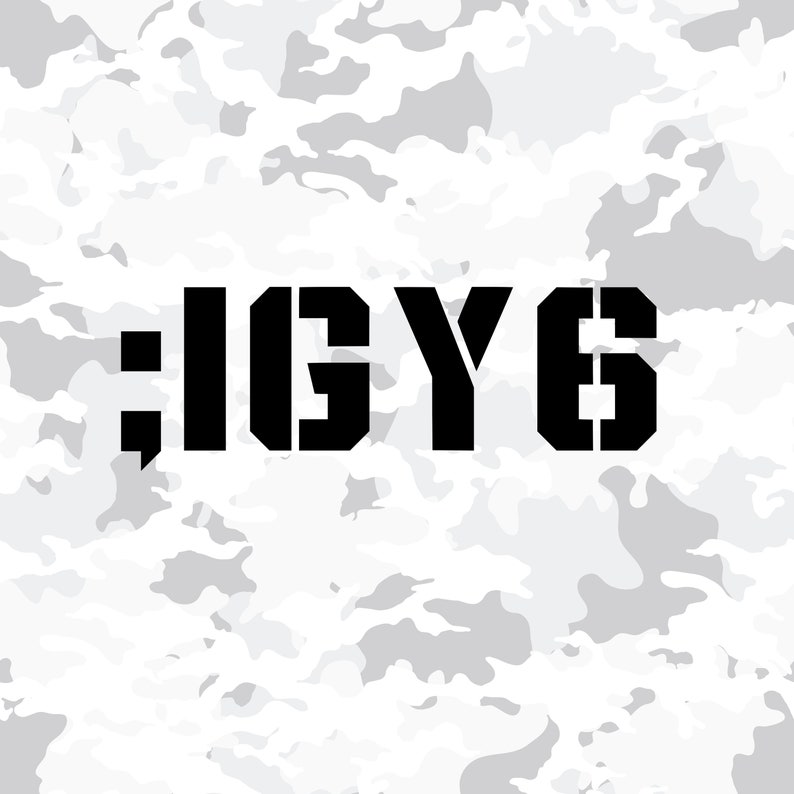 I Got Your Six Vinyl Decal IGY6 - Etsy