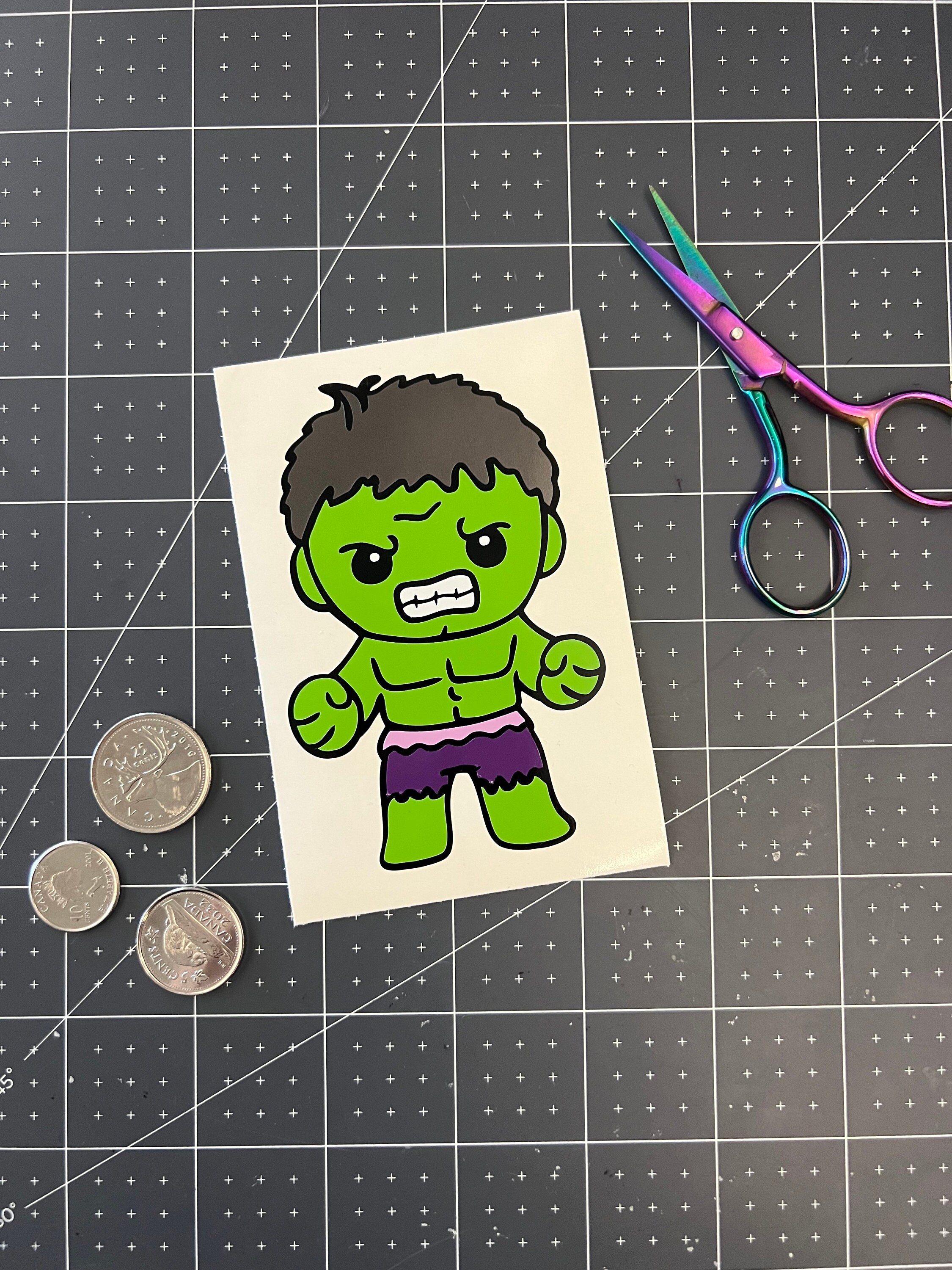 The Hulk Layered Vinyl Decal - Etsy
