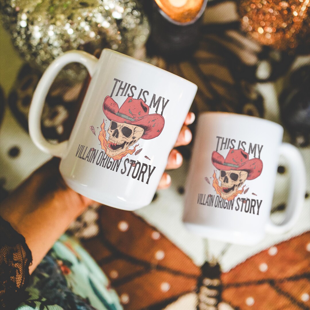 Edgy Villain Origin Story Mug- Ceramic Coffee Cup. -dark and Rebellious ...