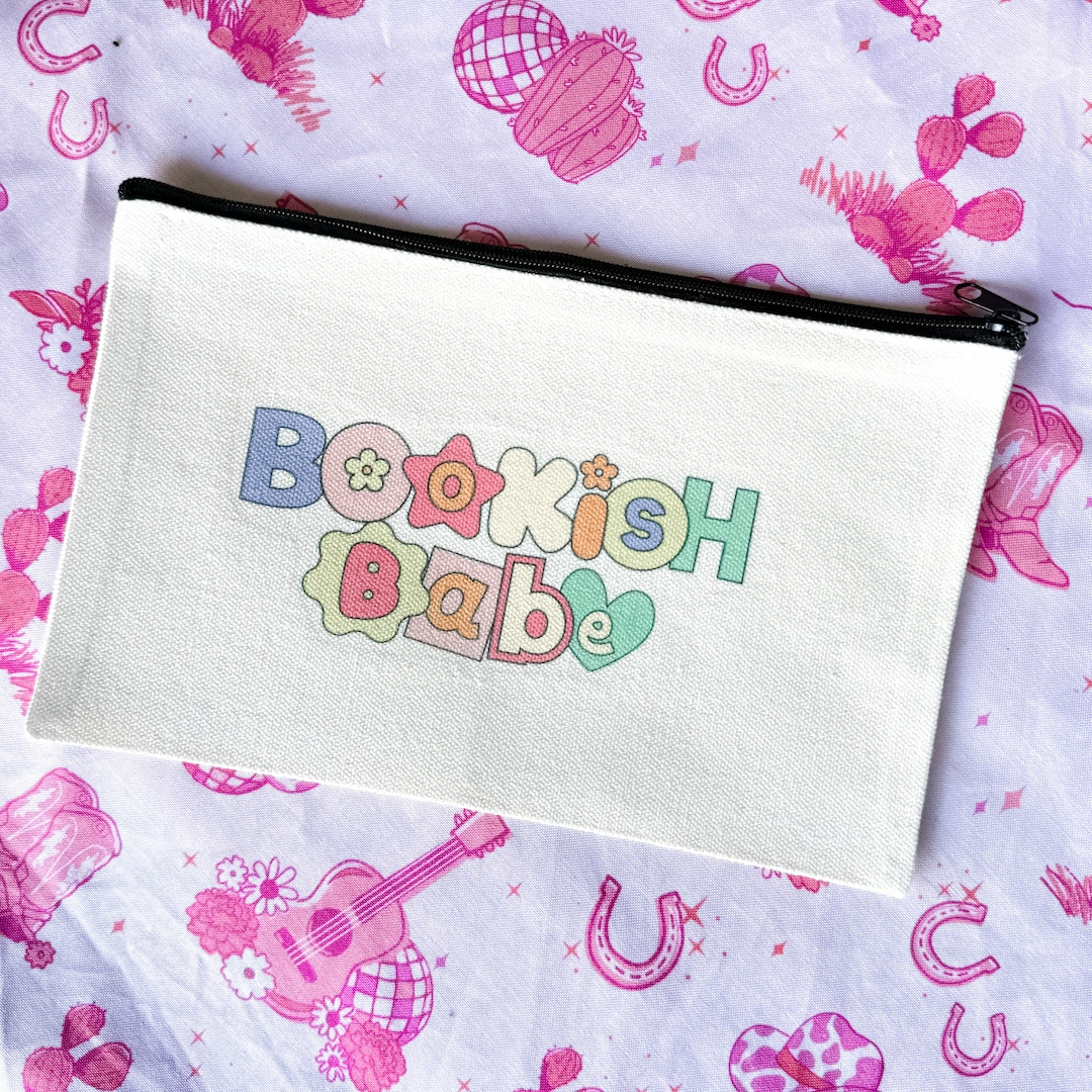 Canvas Pouch Book Merch, Reading-inspired Gifts, Bookish Quotes, Book ...