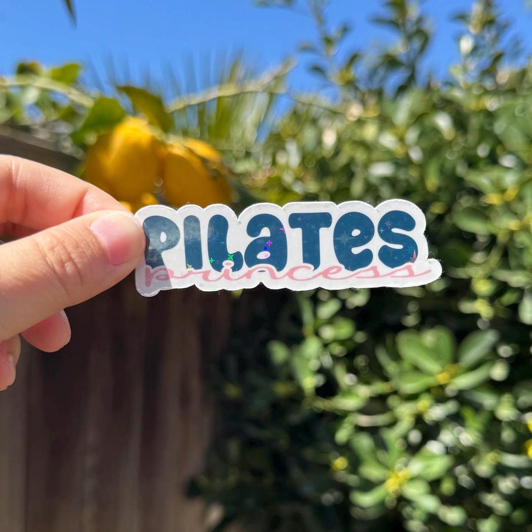 Pilates Era Sticker - Motivational Quote for Pilates Princess (laptops ...