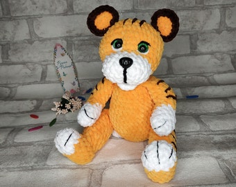 Soft Toy Tiger - Etsy