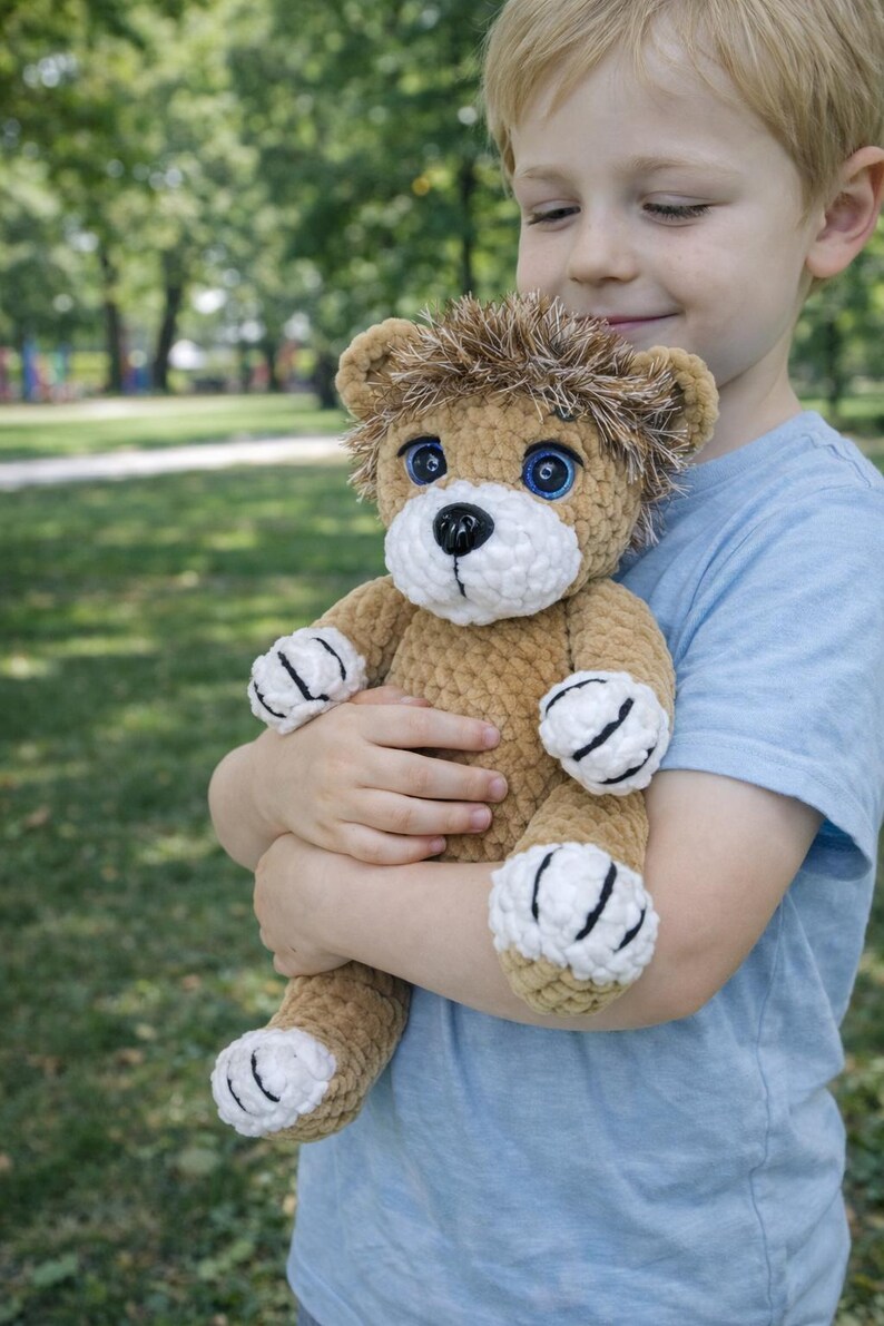 Amigurumi Lion Crochet Pattern PDF – DIY Plush Toy Tutorial – Easy ...