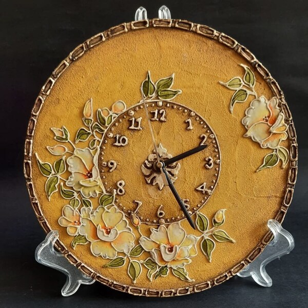 Ceramic Clock - Etsy