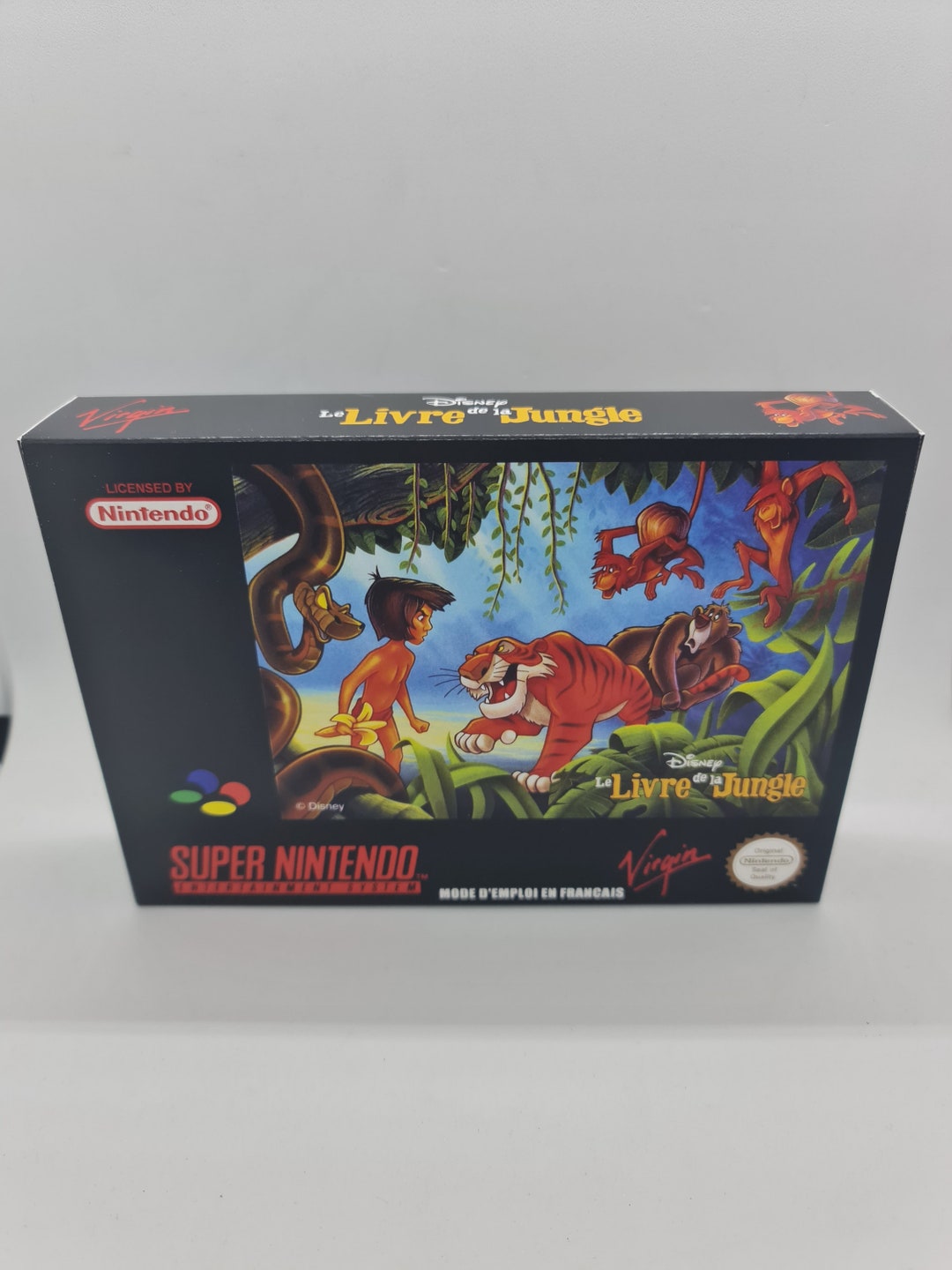 The Jungle Book SNES Repro Box Premium Quality - Etsy
