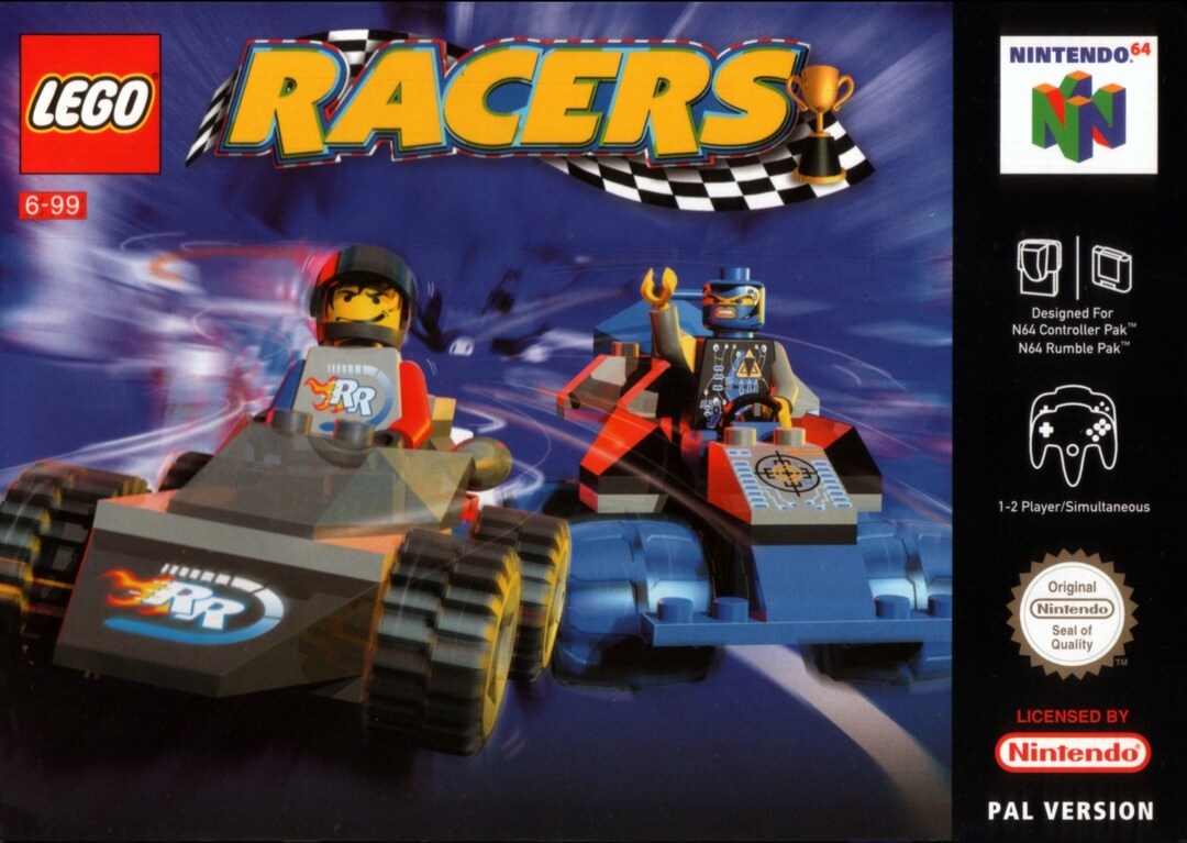 Lego Racers N64 Repro Box Superior Quality - Etsy