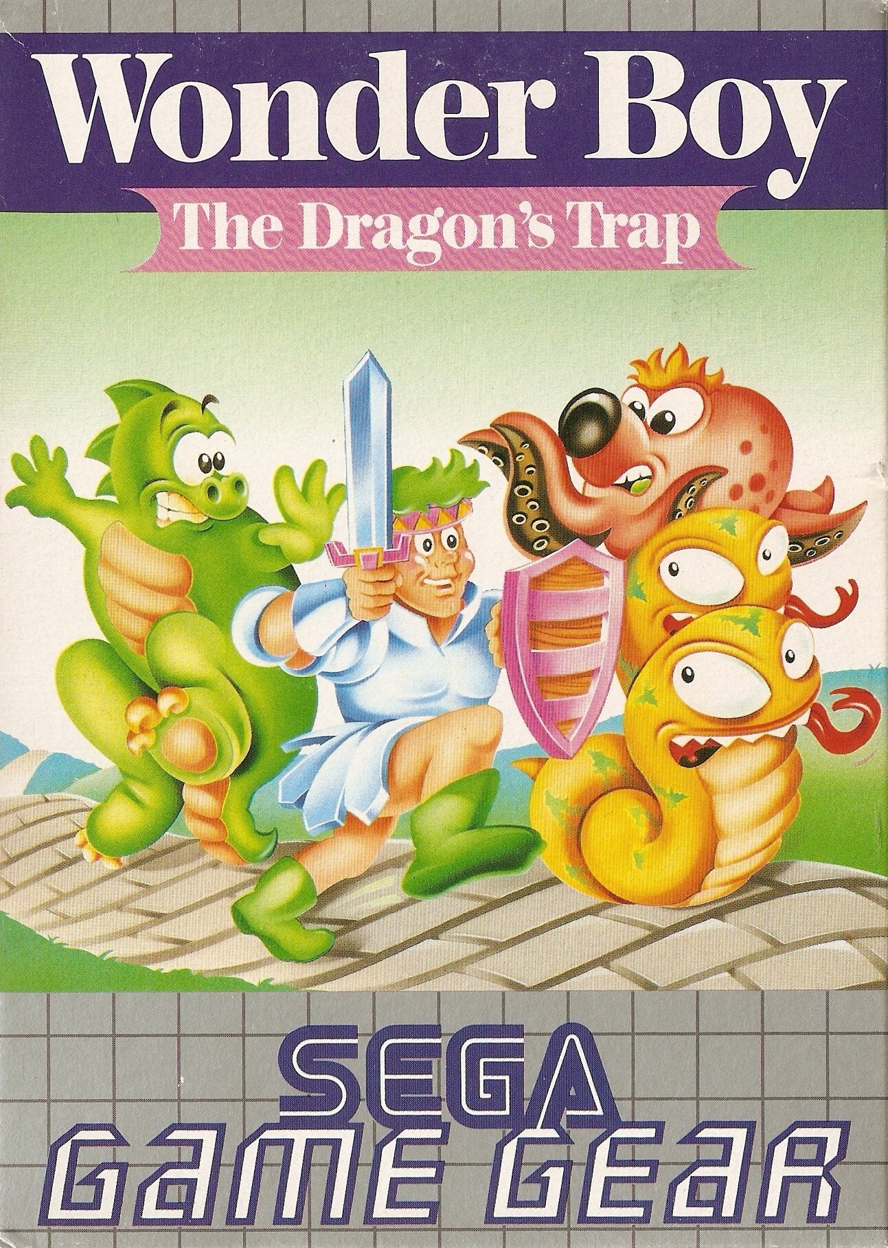 Wonder Boy III the Dragon's Trap SEGA Game Gear Repro Box Premium ...