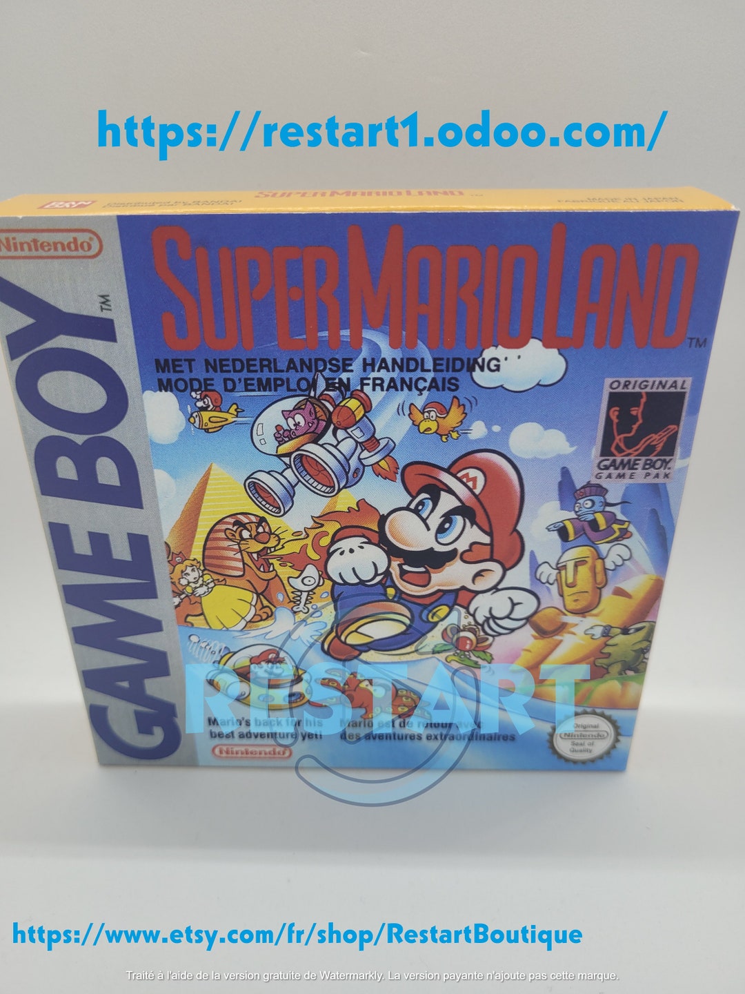 Super Mario Land GB Repro Box Top Quality - Etsy
