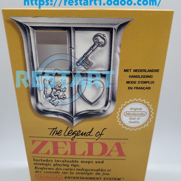Zelda Nes Box Reproduction - Etsy